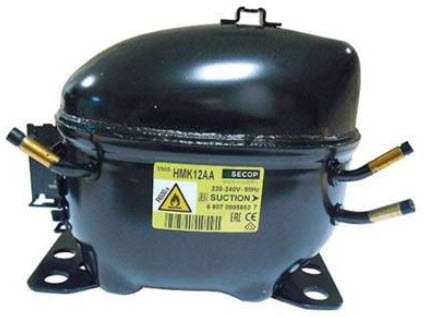 COMPRESOR ZEL HML160A R600 GAS - (HMK95AA) - 147W (1/5 cv) 9.20CC ...