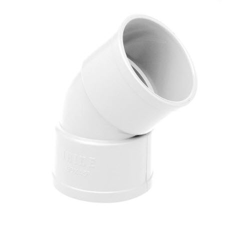 CODO PVC 45 DIAM. 32 BLANCO | Akra Components,S.L.