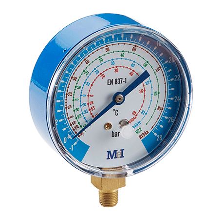 RELOJ MANOMETRO BAJA TEMPERATURA ESFERA 63MM R22-R134A-R404A-R407C ...