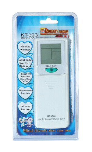 MANDO A DISTANCIA AIRE ACONDICIONADO UNIVERSAL KT-E03 | Akra Components,S.L.